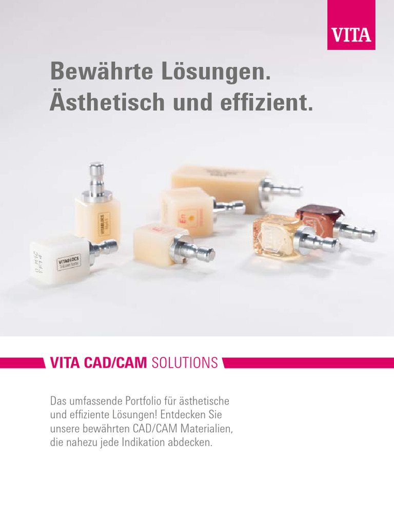 VITA 994 994D CAD-CAM Produktkatalog DE V13 Screen de | PDF