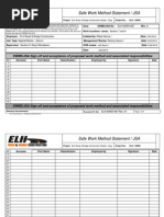 Jsa For Complete Erection of Tank-001 | PDF | Welding | Construction