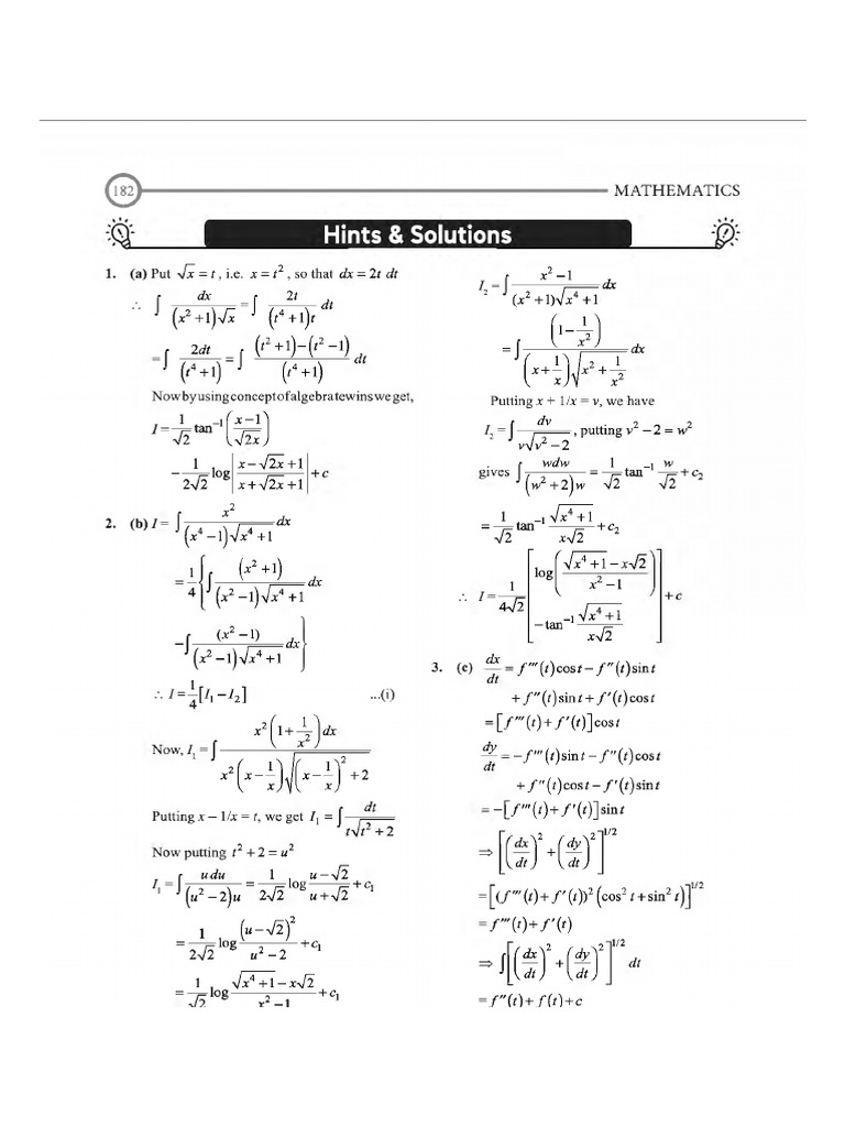 Indefinite Solutions | PDF