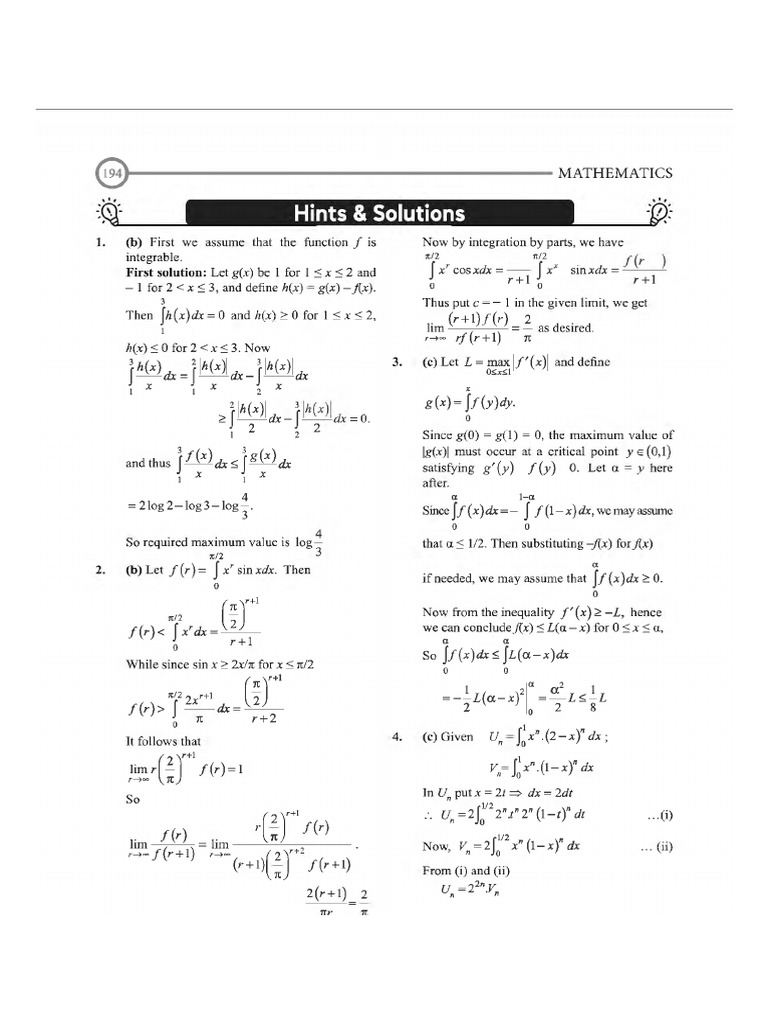 Definite Solutions | PDF