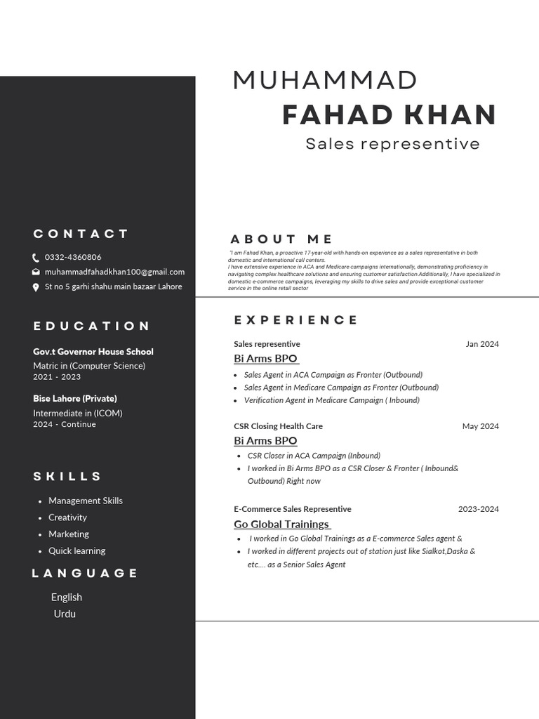 Grey Modern Professional CV Resume - 20240819 - 205430 - 0000 | PDF ...