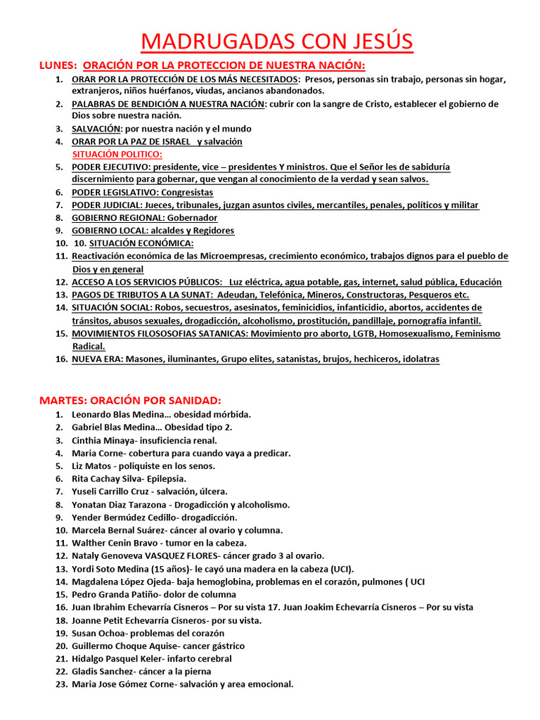 MADRUGADAS CON JESUS JSS-1 | PDF