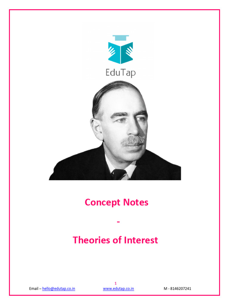 CH 15 Theories of Interest | PDF