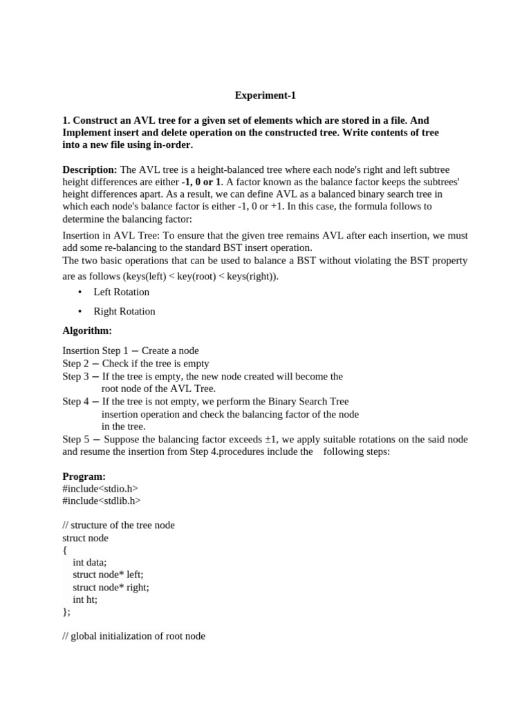 ADS LAB MANUAL Updated | PDF