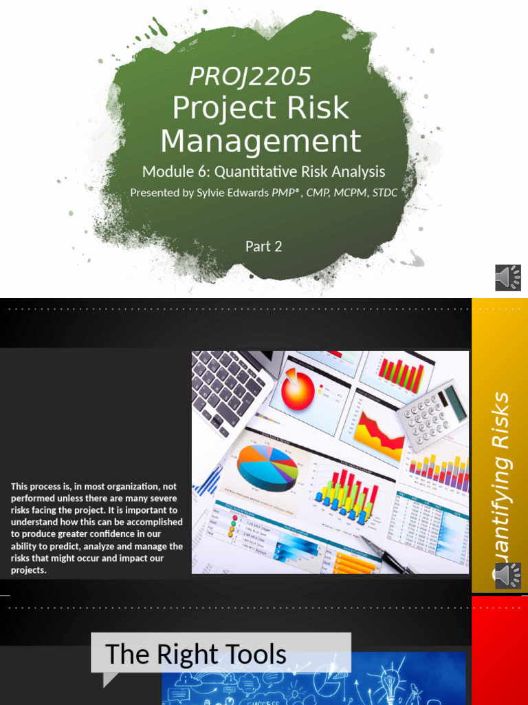 Proj2205_Module 6_Risk Analysis Quantitative Recorded Lecture - Part 2 | PDF