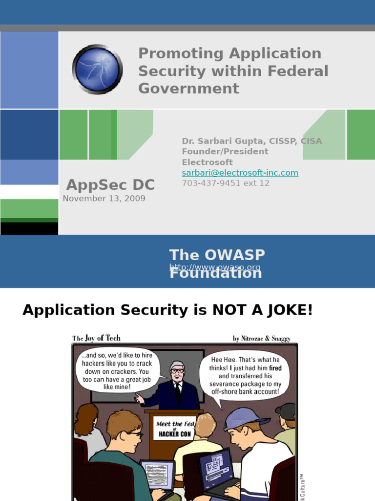 Federal AppSec Best Practices | PDF | Cryptography | Information Age