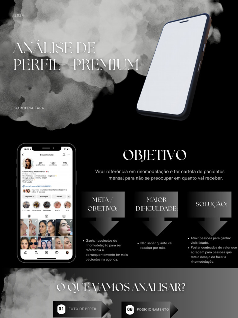 Caroline Faraj - Análise de Perfil | PDF