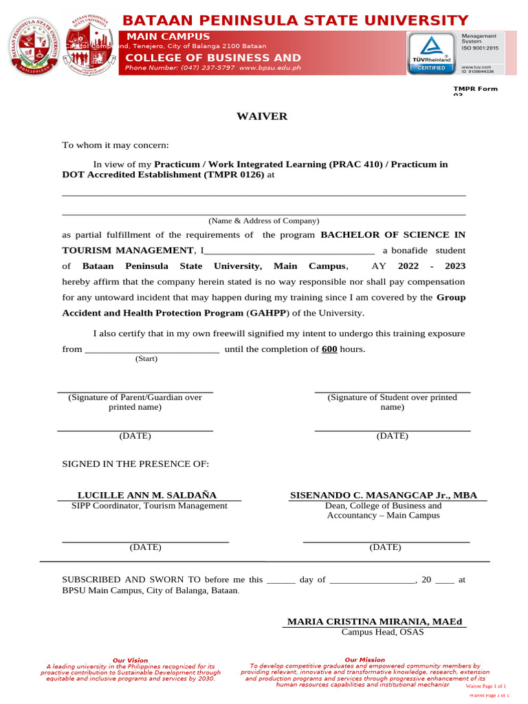 3 Waiver | PDF