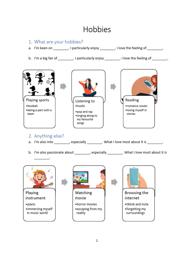 Unit 12 Hobbies | PDF