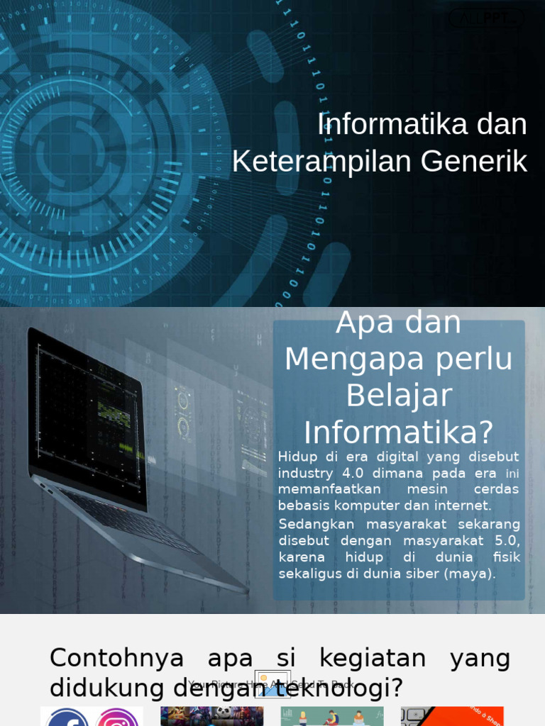 Bab 1 Informatika Dan Keterampilan Generik | PDF