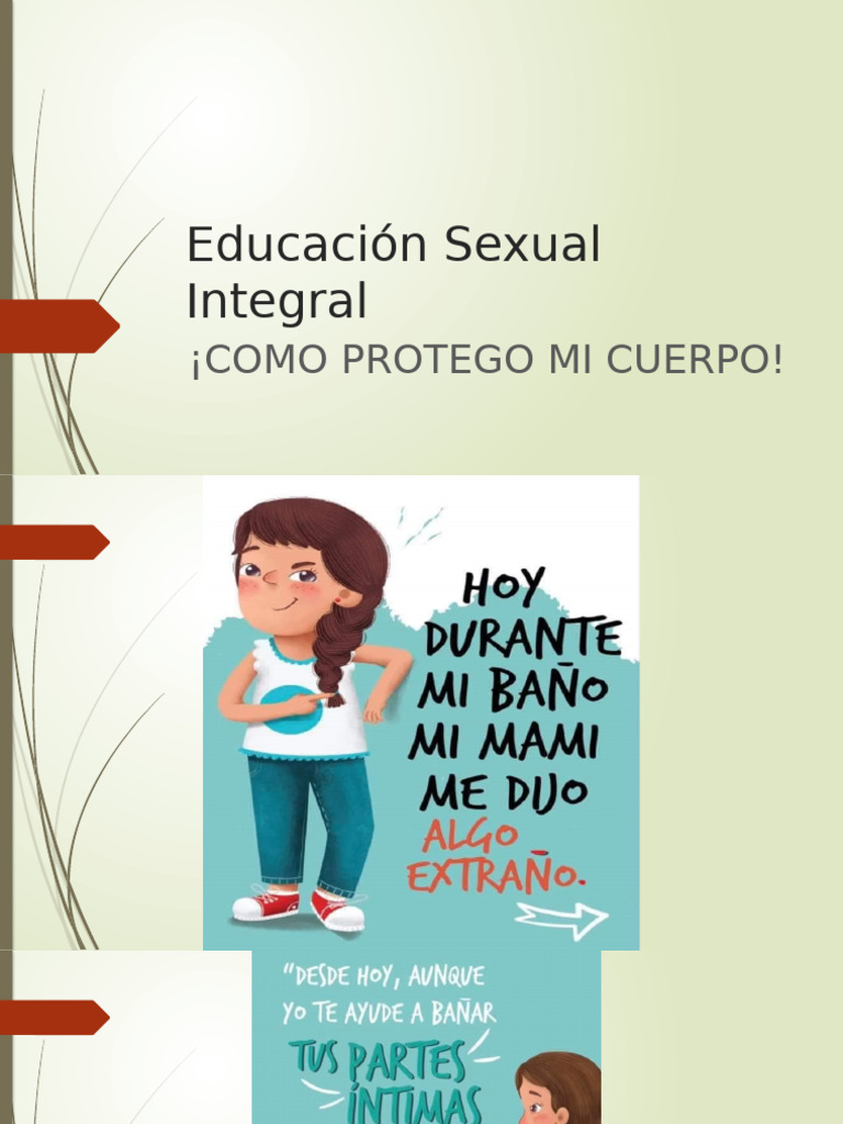 Educación Sexual Integral - Como Protego Mi Cuerpo | PDF