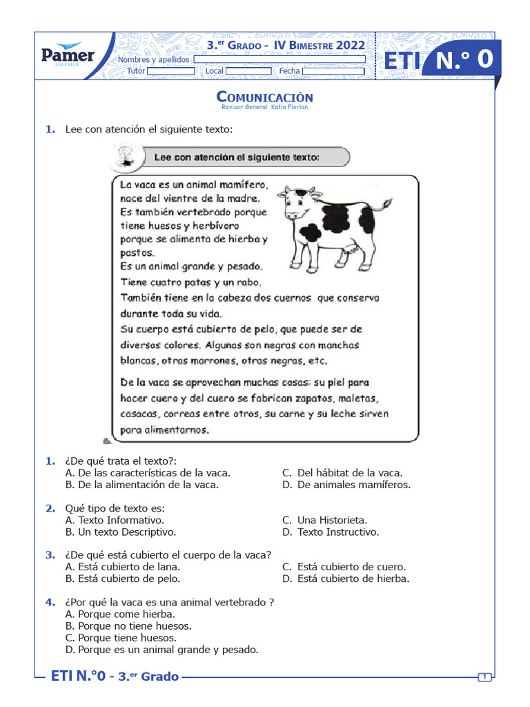 AE 2022 B4 S1 ETI1 - ETI B4 S1 3 Primaria | PDF