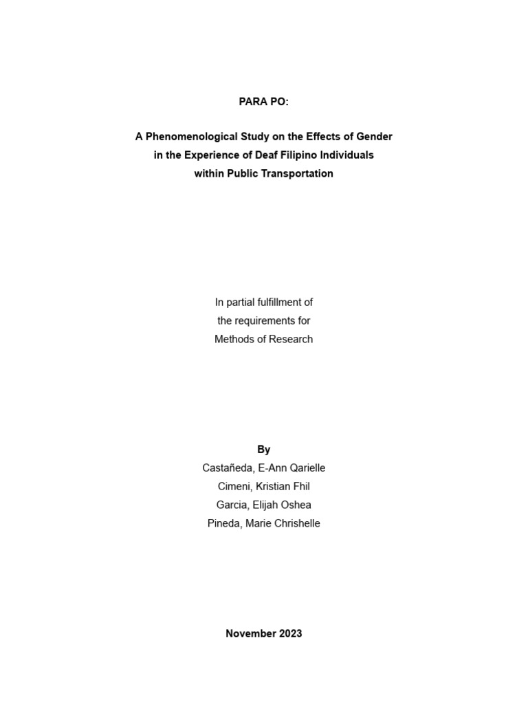 Ge010 5 e Final Imrd Paper | PDF