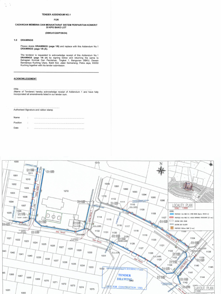 Drawing Bako Lot | PDF