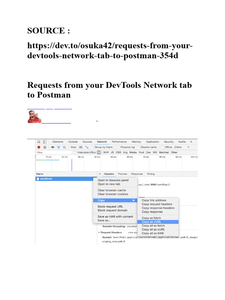 How To Retrieve From Network Response Using POSTMAN | PDF How To Retrieve From Network Response Using POSTMAN | PDF