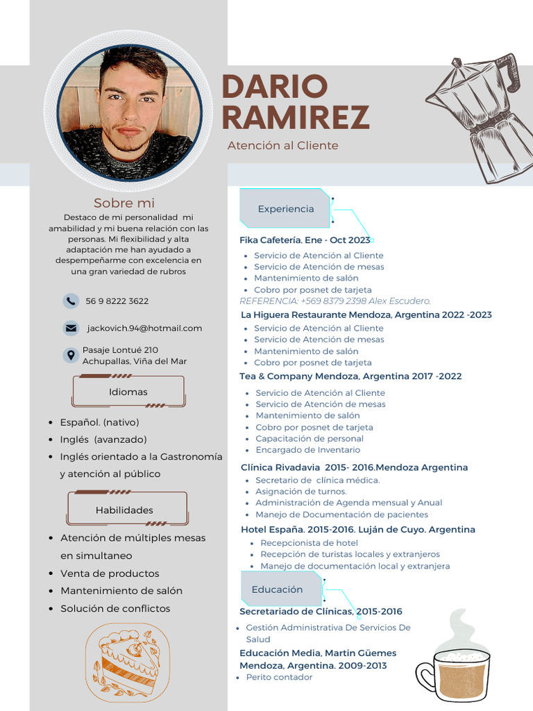 Curriculum. Dario Ramirez | PDF
