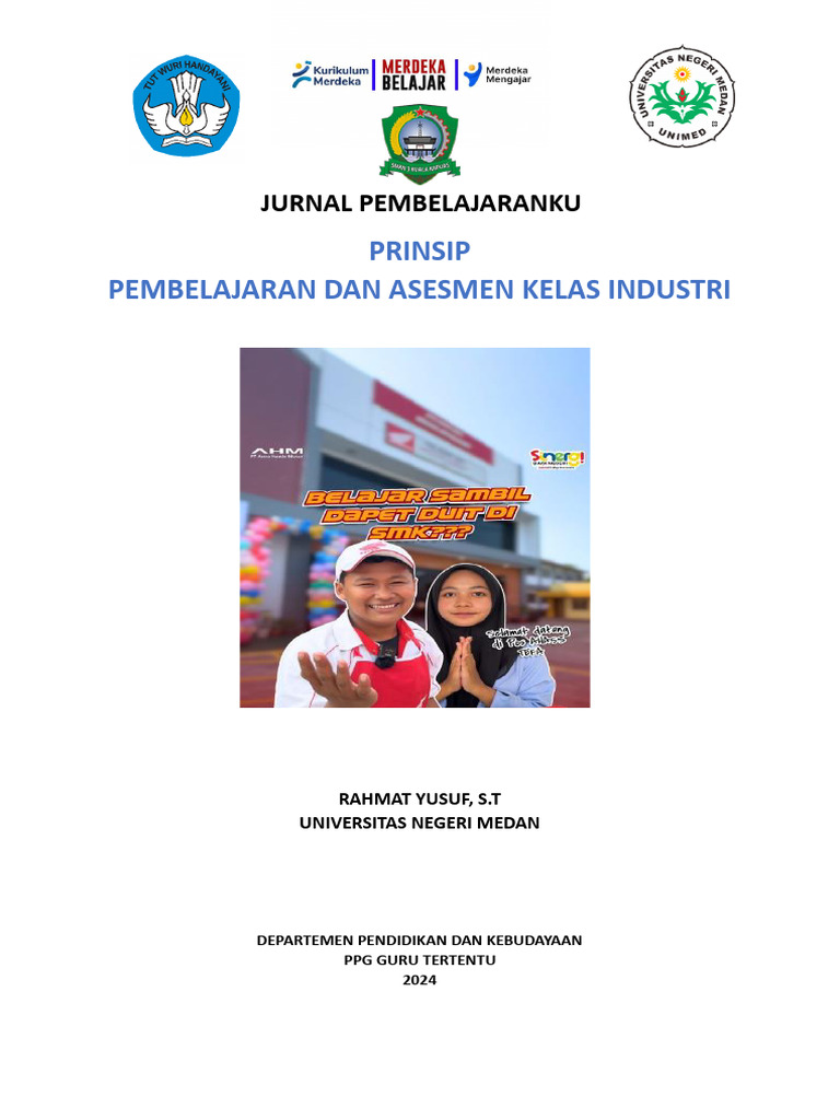 JURNAL PEMBELAJARANKU Ppa SMK Kelas Industri Yusuf | PDF