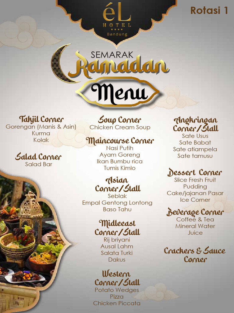 Menu Iftar 2024 | PDF