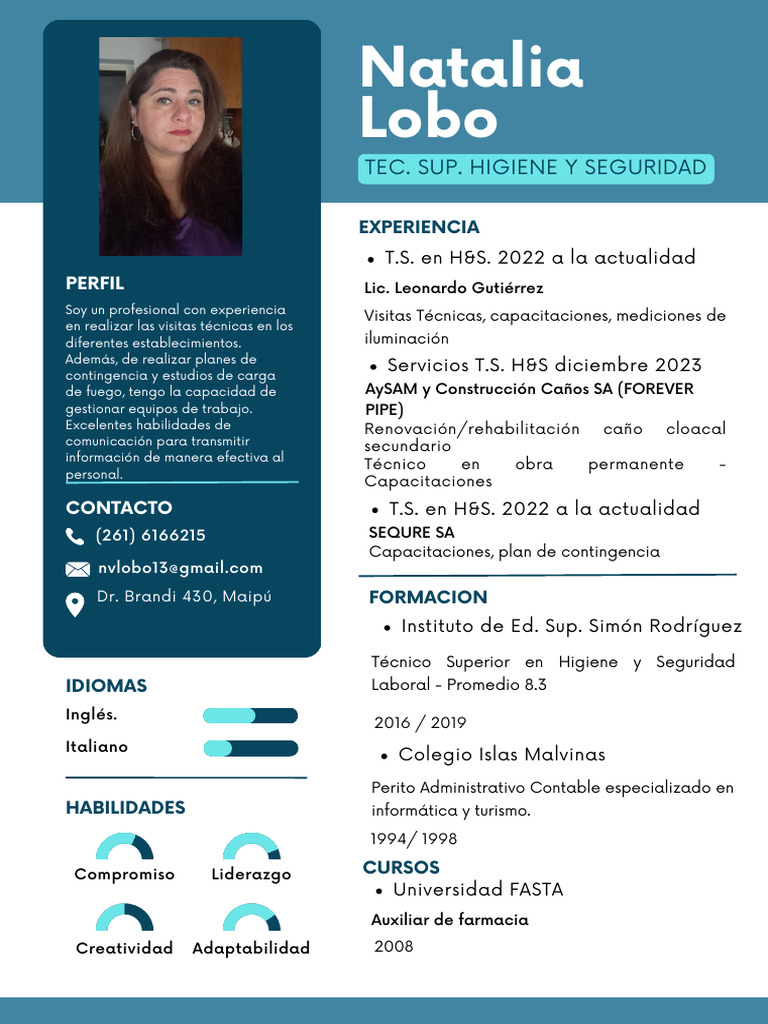 Currículum Natalia Lobo Azul | PDF