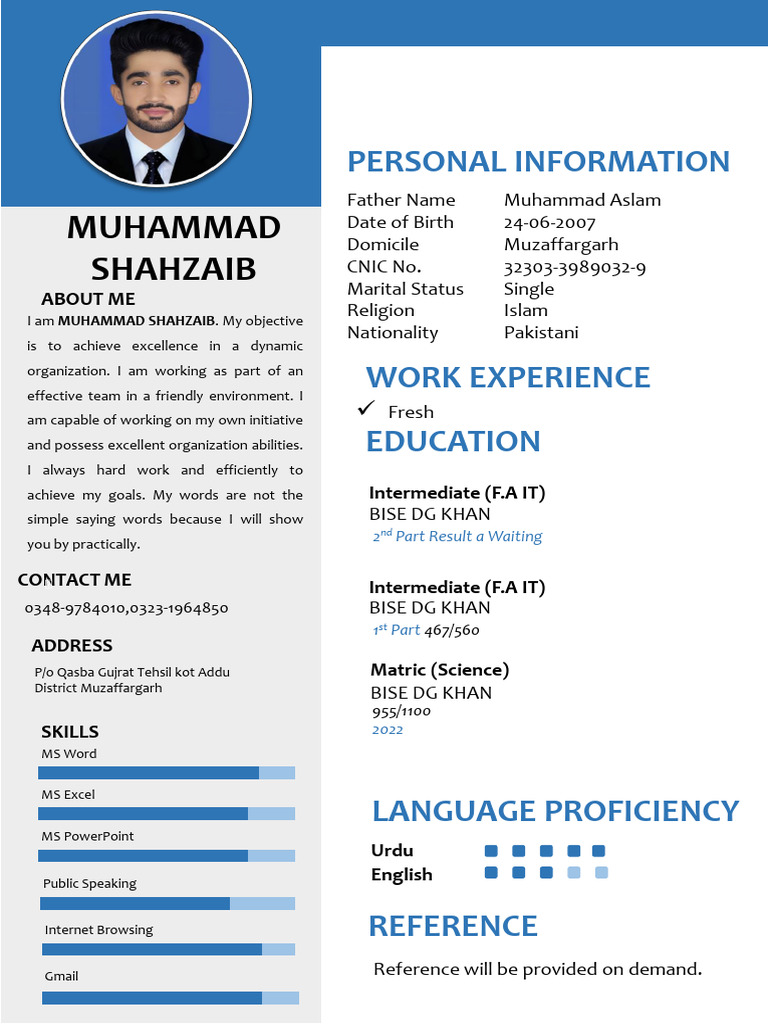 Muhammad Shahzaib 1 | PDF