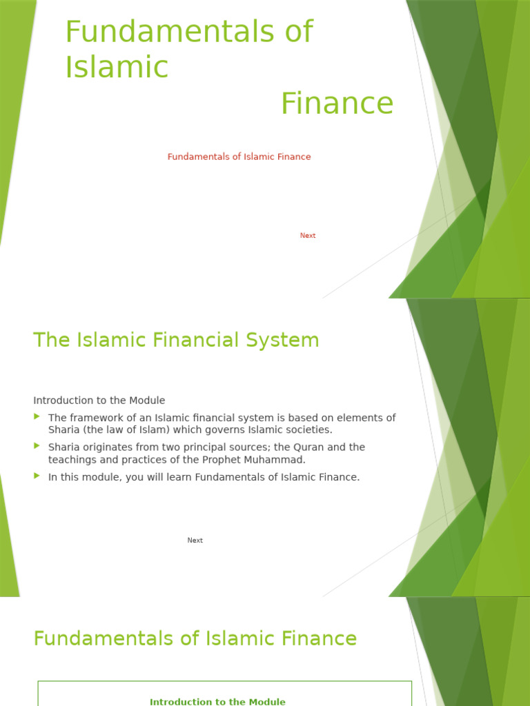The Islamic Financial System | PDF | Islamic Banking And Finance | Sharia