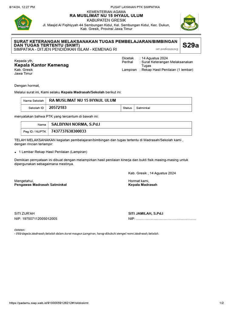 Salbiyah Norma | PDF