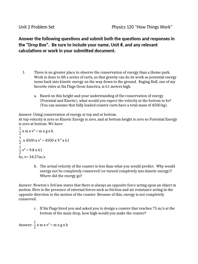 Unit 2 Problem Set - Alice | PDF
