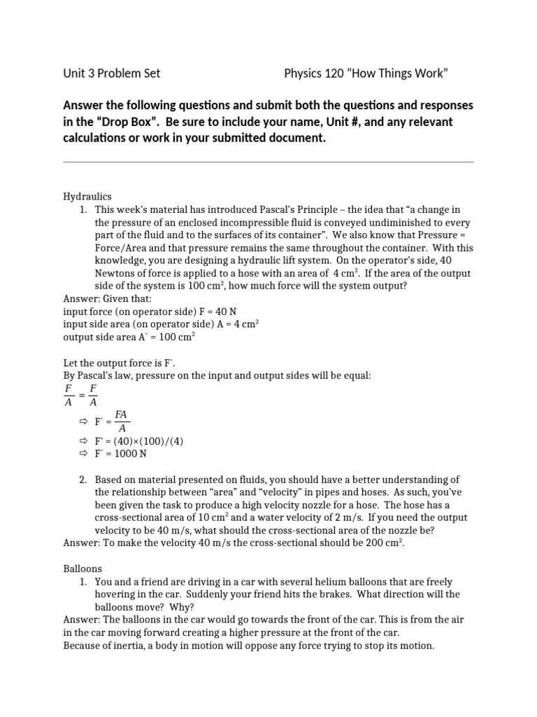 Unit 3 Homework | PDF