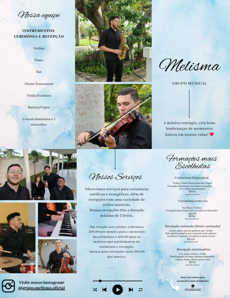 Folder Grupo Melisma PDF | PDF