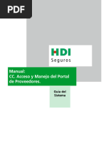 Nueva Guía Portal de Proveedores GMM | PDF | Contraseña | Xml