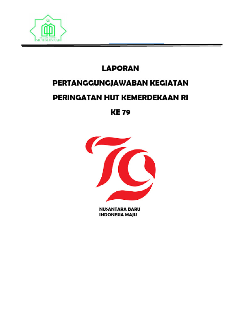 LPJ Kegiatan 17 Agustus 2024 | PDF