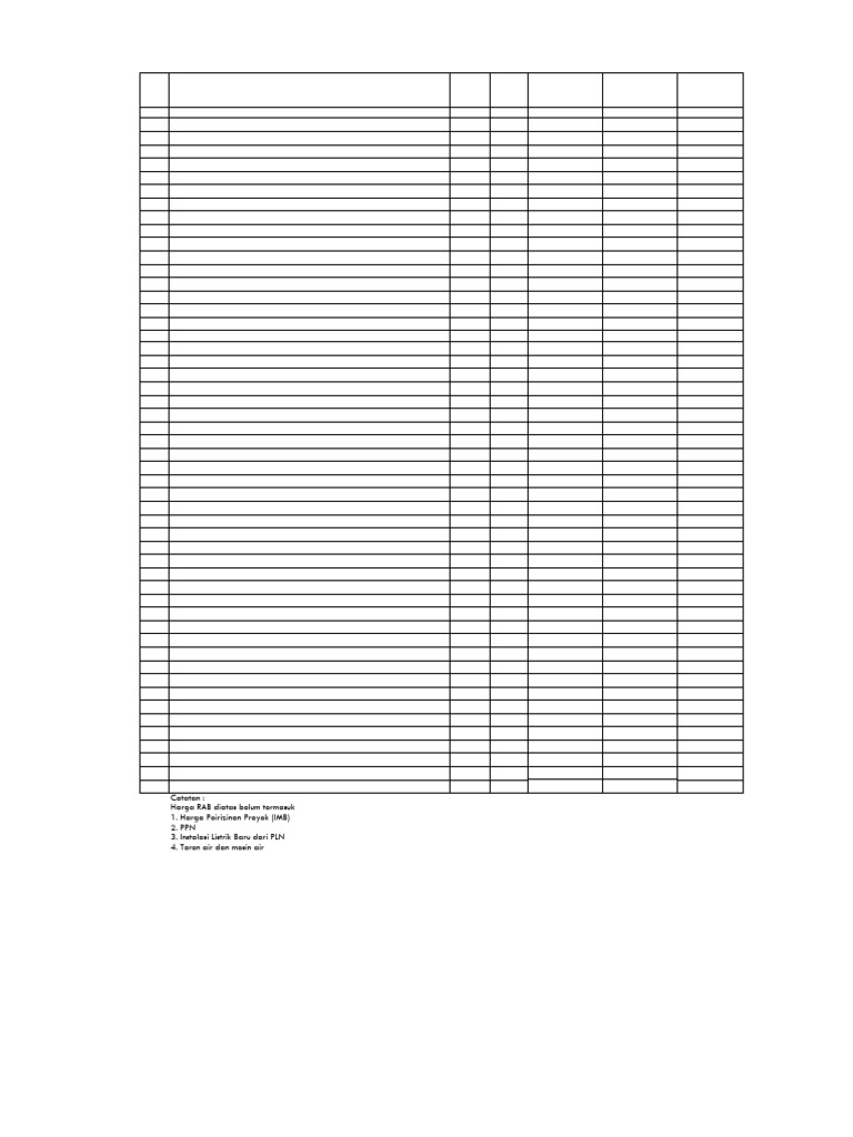 Rab Rumah Tinggal 2 Lantai (Tahap 2) Untuk Lantai 2 | PDF