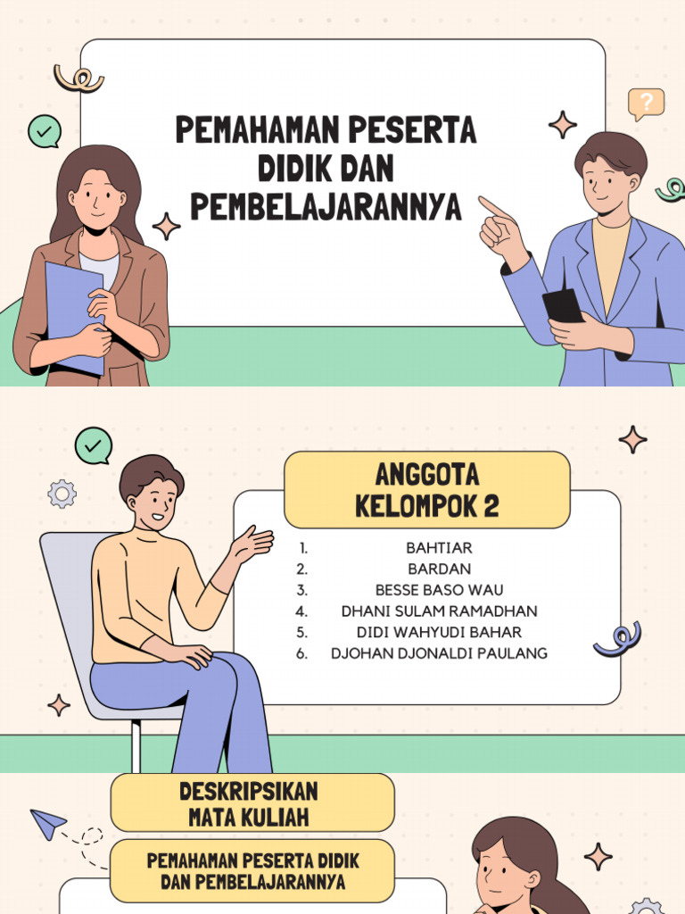 Pemahaman Peserta Didik Dan Pembelajarannya | PDF