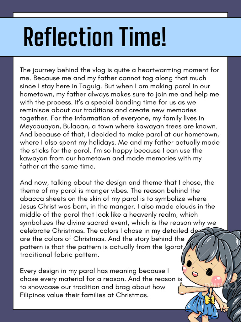 Reflection Time! | PDF