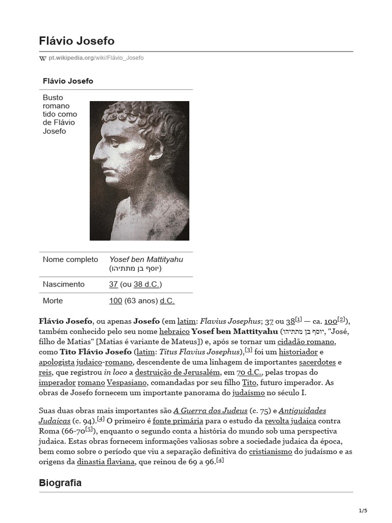 Flávio Josefo | PDF