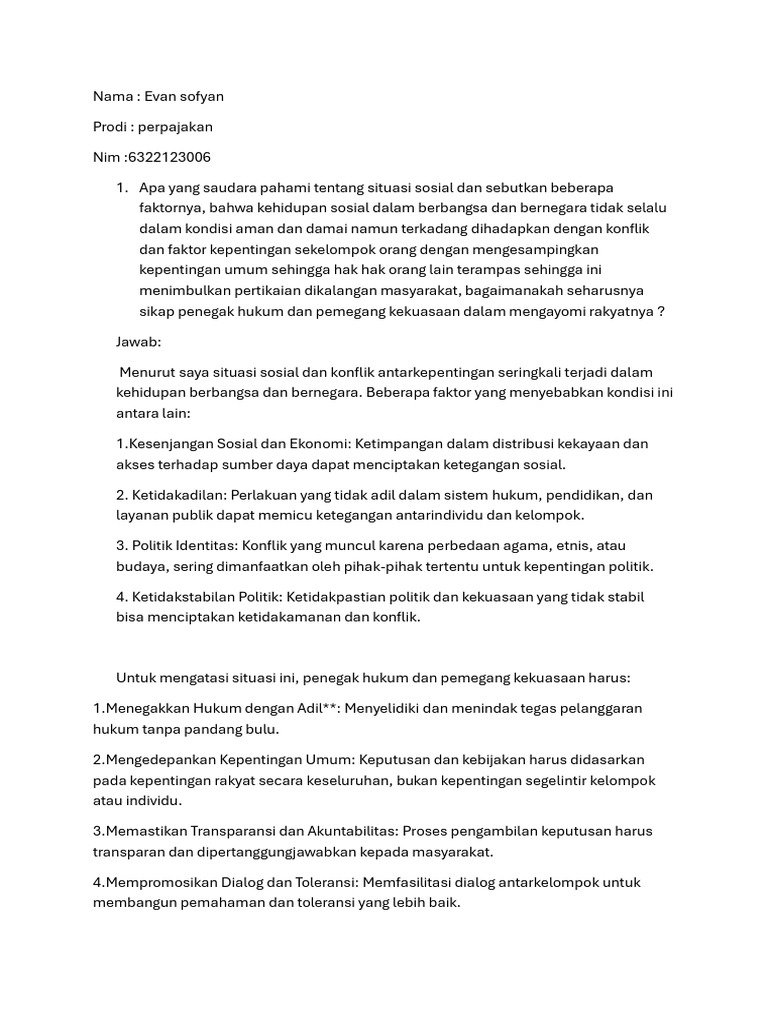 Dokumen Sistem Sosial Budaya Indonesia Septi Apriliany | PDF