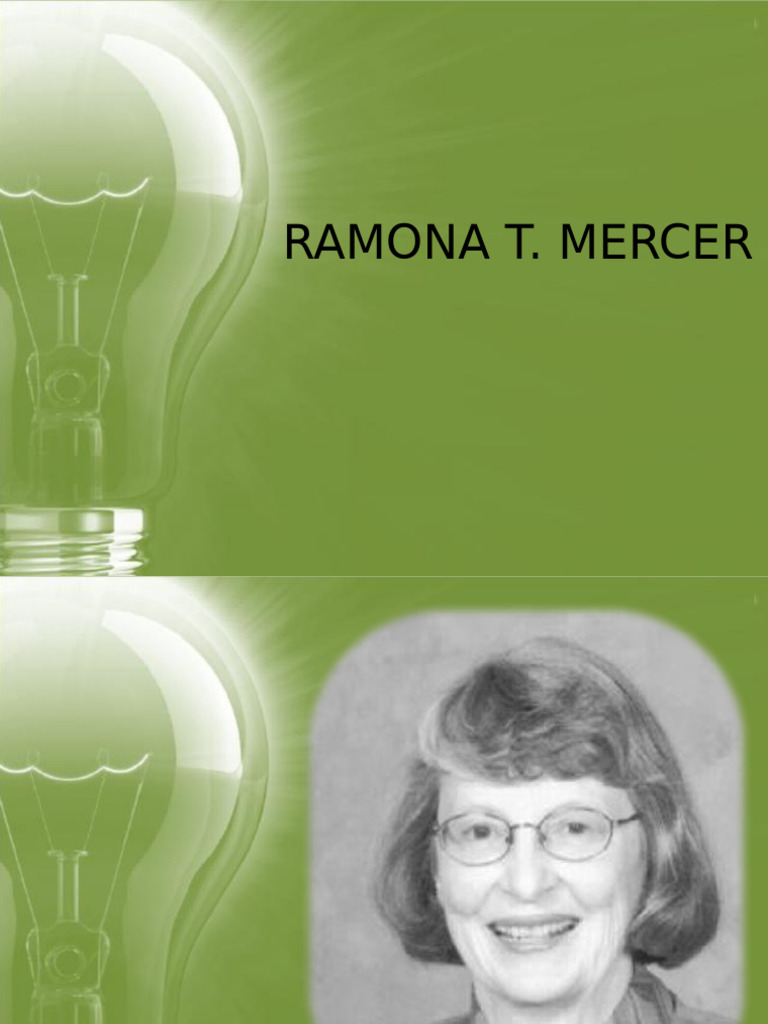 4 - Teori Dan Model Ramona Mercer | PDF