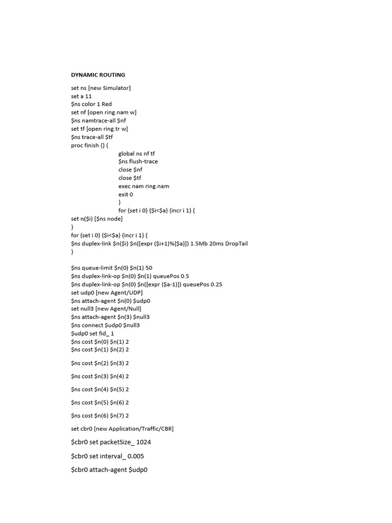 Routing | PDF