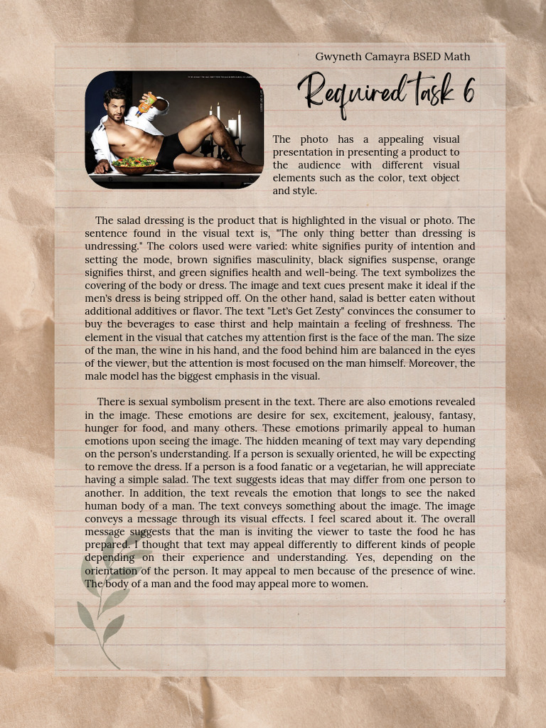 Required Task 6 Camayra | PDF