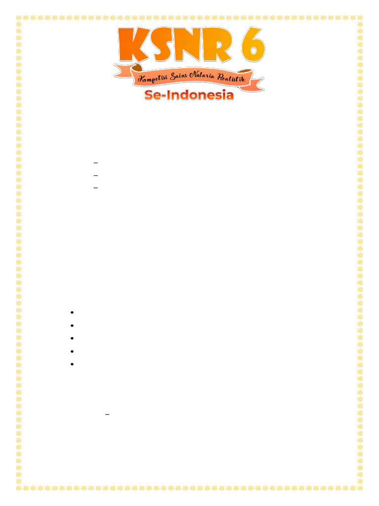 Petunjuk Pelaksanaan KSNR 6 2024 | PDF | Karier & Perkembangan