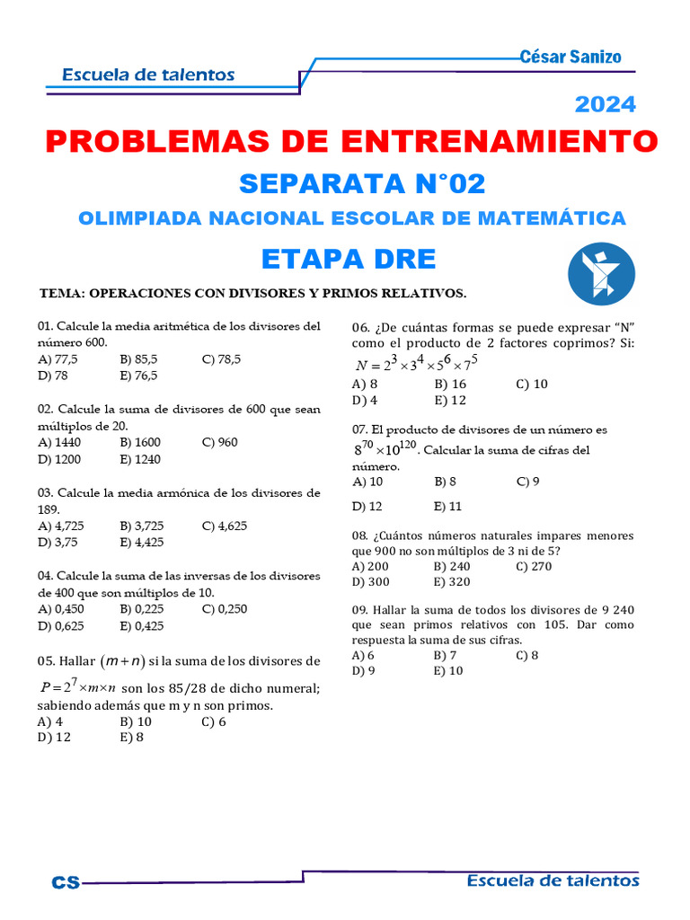 Separata N°02 | PDF