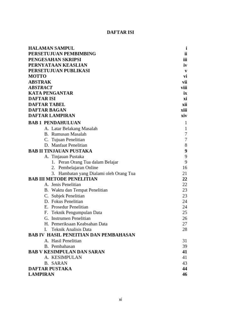 Daftar Isi | PDF