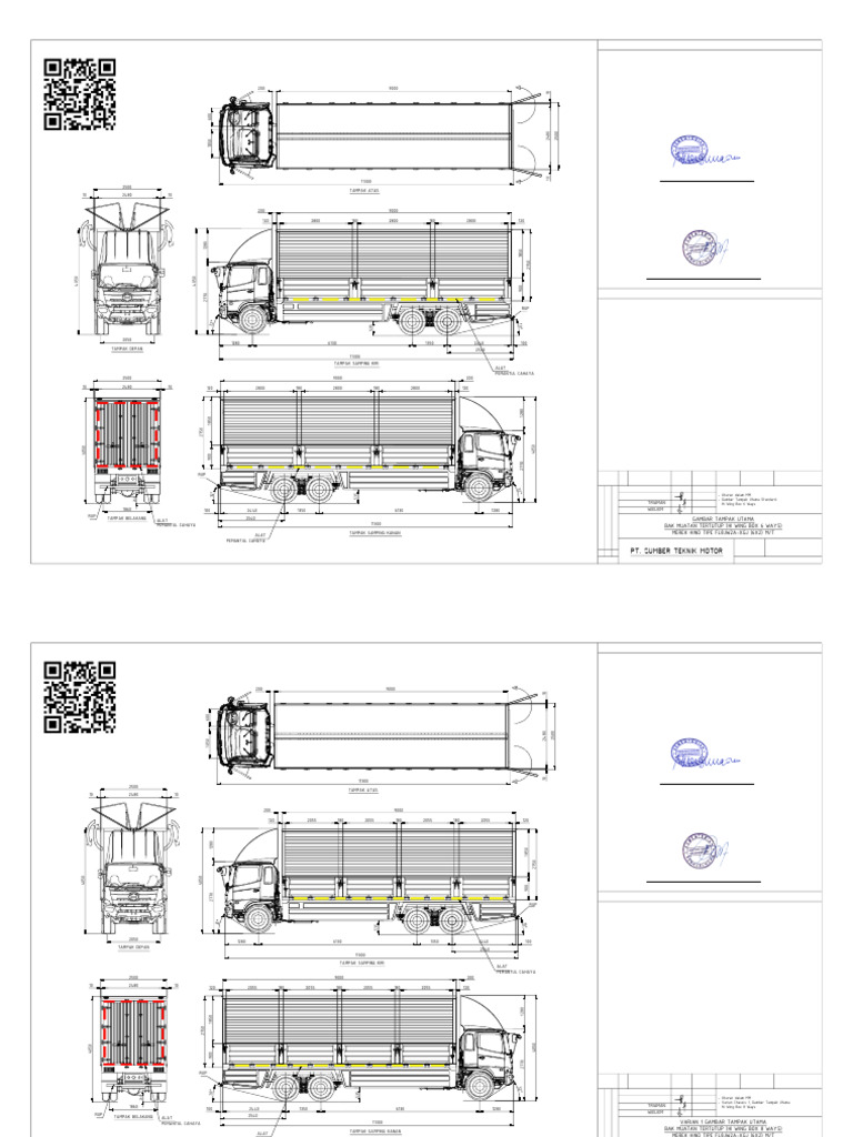 Wing Box Truck Design Specifications | PDF