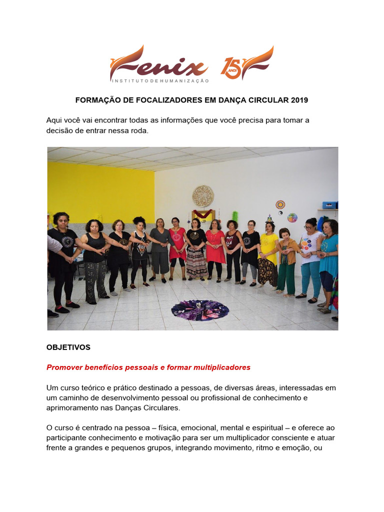 Dança Circular Fênix 2019 | PDF