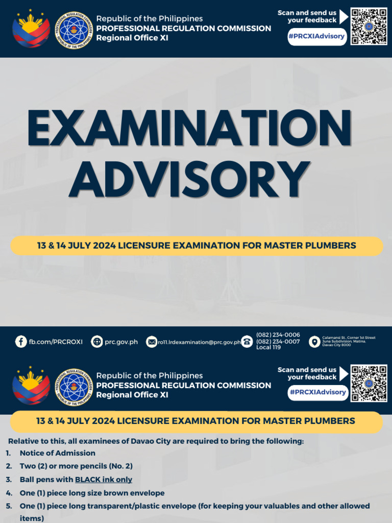 RA-MASTER PLUMBER - Davao | PDF | Philippines