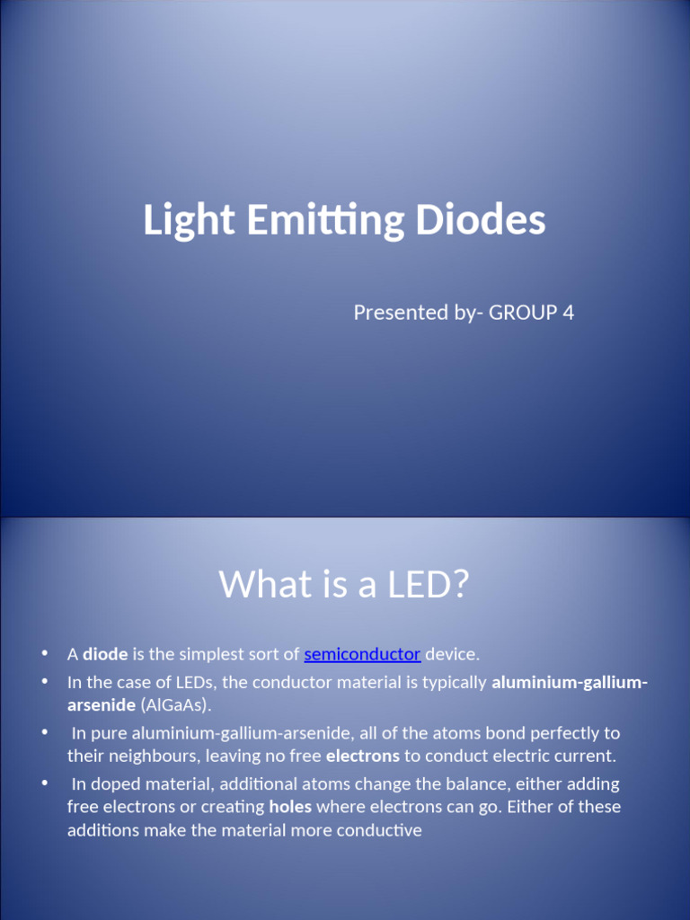 Light Emitting Diode | PDF