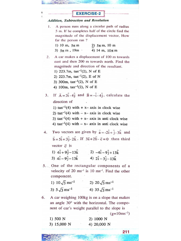 Physics Questions | PDF