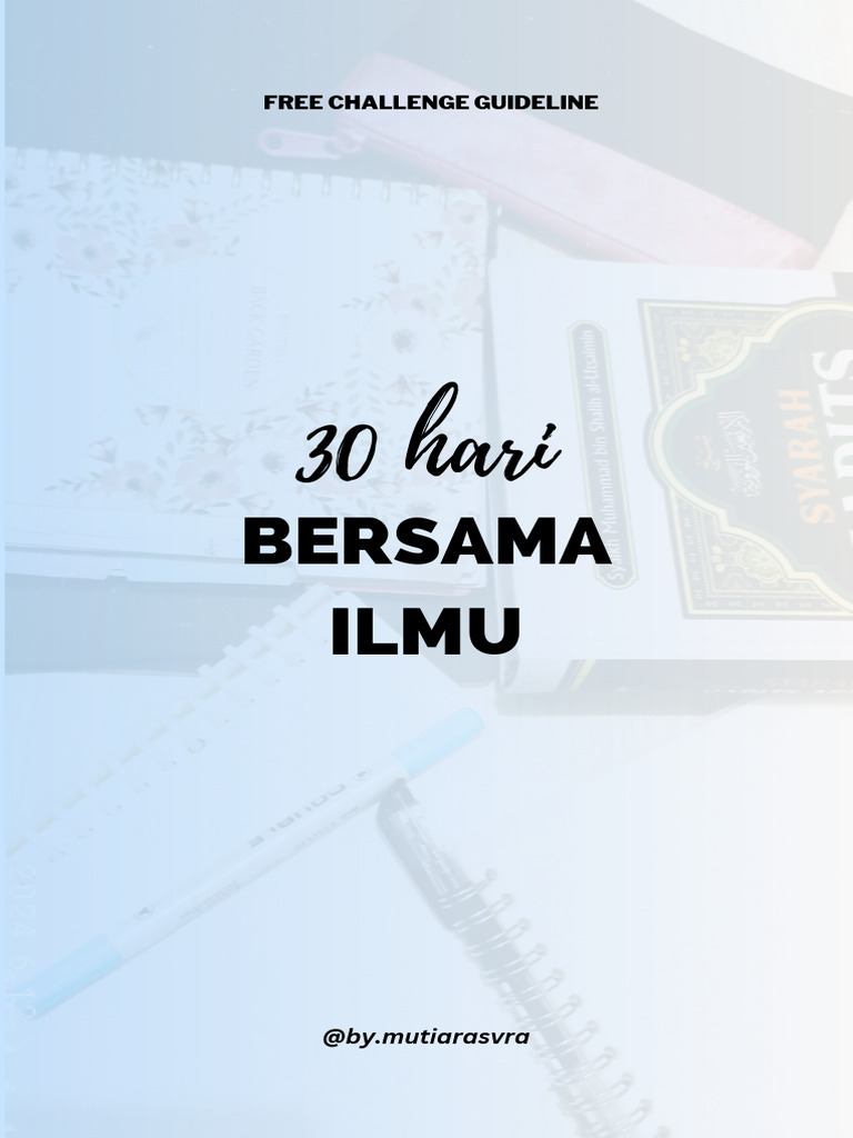 Free Challenge Guideline 30 Hari Bersama Ilmu | PDF