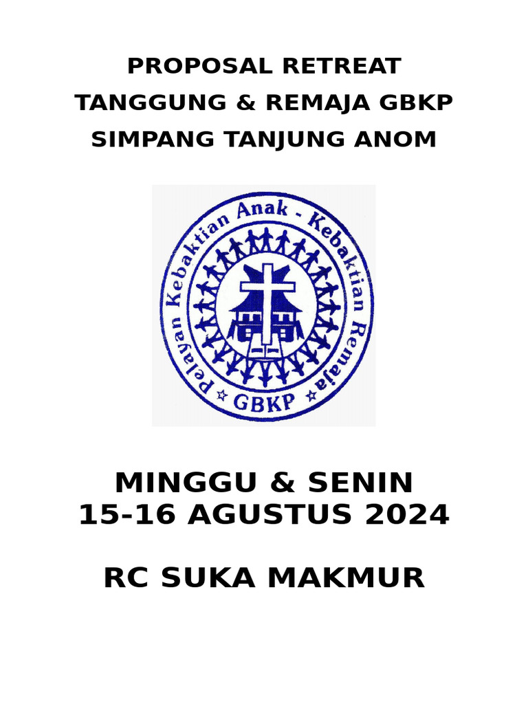 Proposal Retreat GBKP Nita | PDF