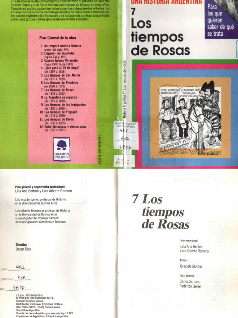 Una Historia Argentina 7 - Los Tiempos de Rosas | PDF